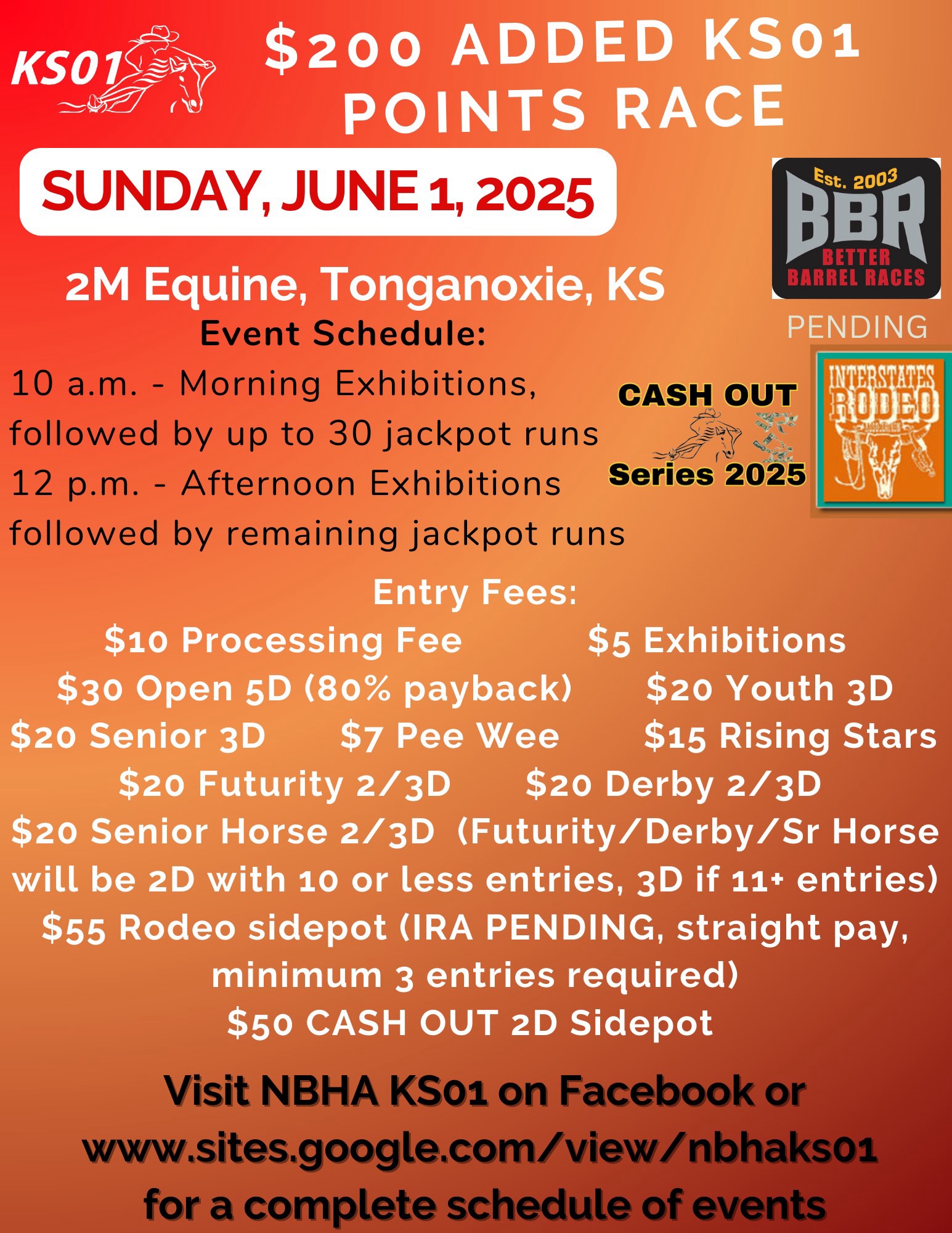 SCHEDULE – Interstates Rodeo Association