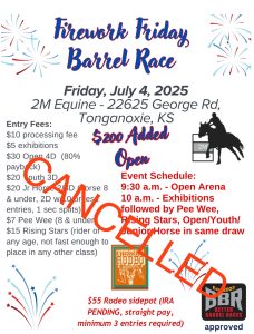 SCHEDULE – Interstates Rodeo Association